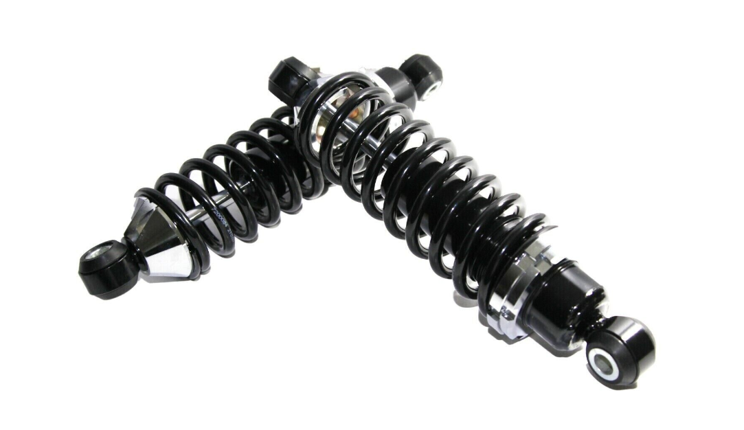 180# Rear Street Rod Coil Over Shock SET 180 Pound Black Coated Springs ...