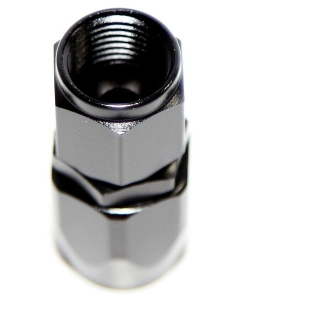AN-6 Aluminum Straight Swivel Fuel Oil Gas Line Hose End Fitting ...