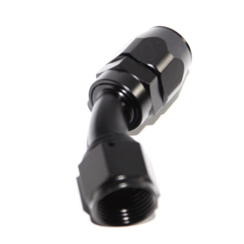black-12an-an12-45-degree-swivel-oilfuelgas-line-hose-end-fitting ...