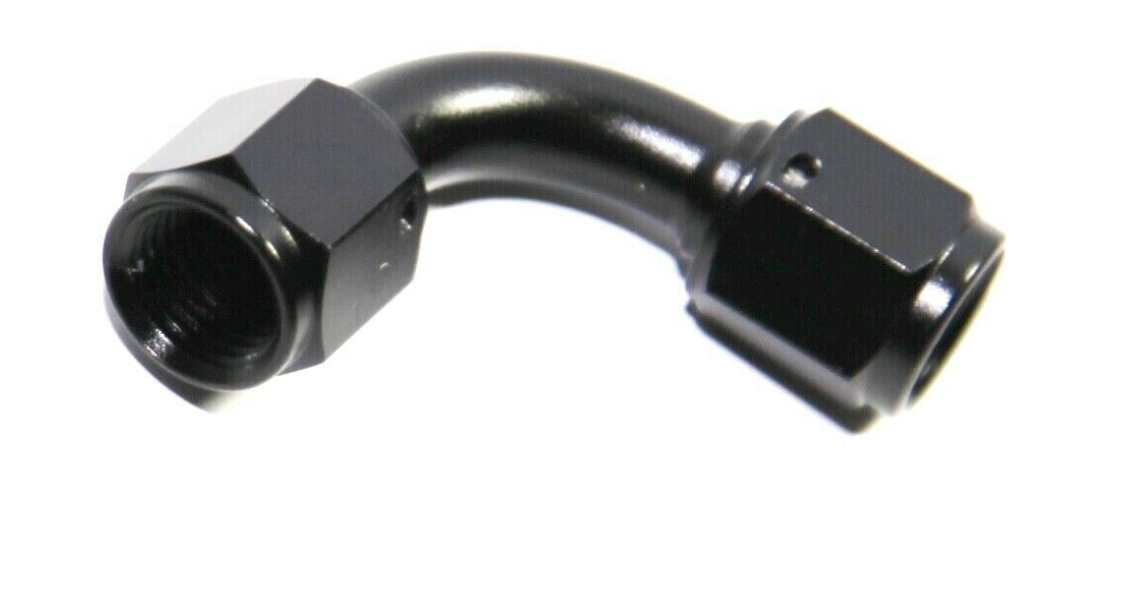 (one) AN4 Female to 4AN AN-4 Female 90 Degree Flare Swivel Fitting ...