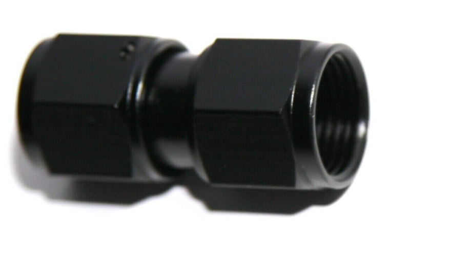 (one) AN8 8AN Female to AN-8 Female Straight Swivel Fuel Oil Gas Line ...