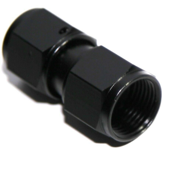 (one) AN8 8AN Female to AN-8 Female Straight Swivel Fuel Oil Gas Line ...