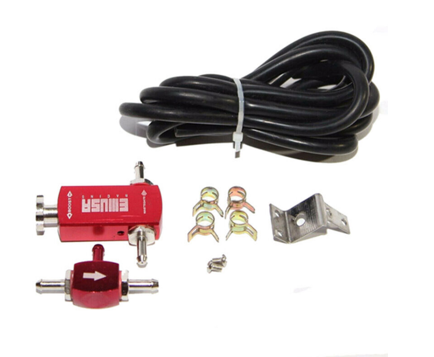 RED UNIVERSAL ADJUSTABLE MANUAL TURBO RACING CONTROLLER 1-30 PSI ...