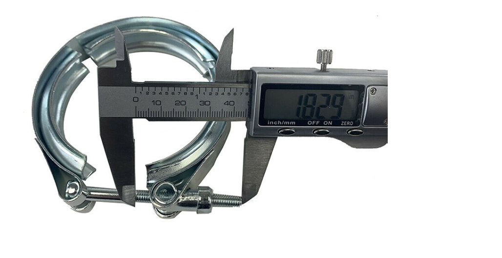 Universal 2.5'' V-Band Clamp for Intercooler Turbo Pipe Pipes Mild ...