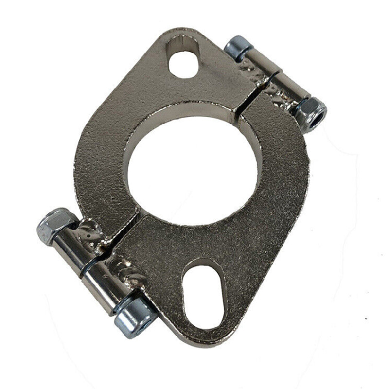 Exhaust Bandage 2" Inch Exhat Flange Flat Oval Split Repair Replacement ...